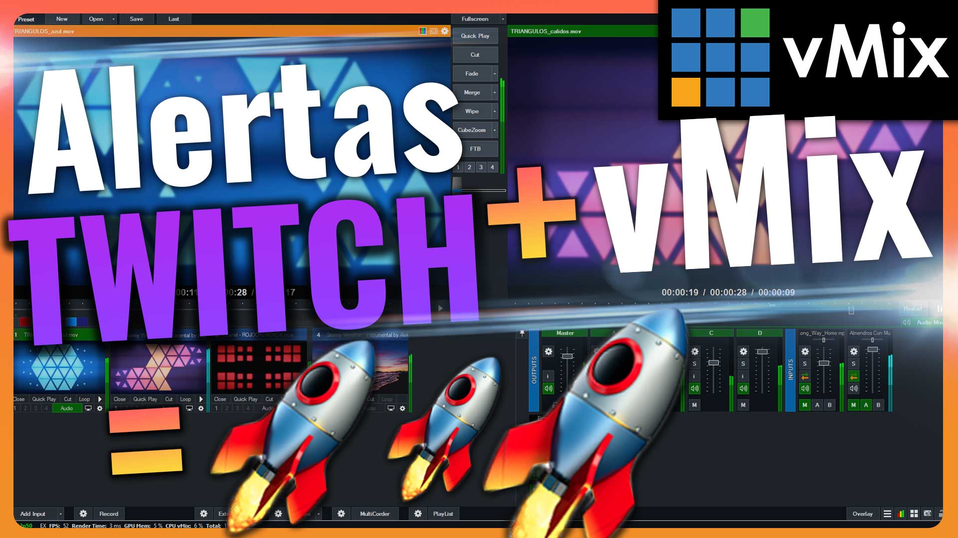 CÓMO AÑADIR ALERTAS de TWITCH con VMIX - Ginés Romero - 2025